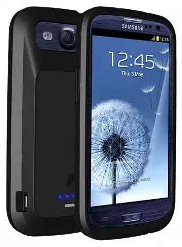 POWERSKIN presenta un'estensione per la batteria Samsung Galaxy S3 - per bro, che utilizzano gli smartphone