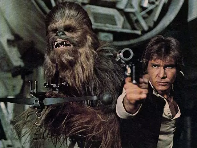 Harrison Ford - Khan Solo en cours d'exécution