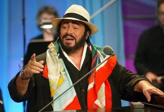 Luciano Pavarotti.