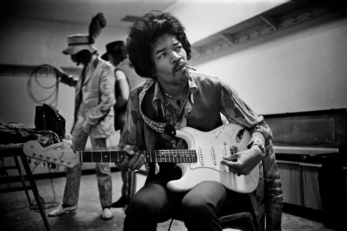 Jimi Hendrix, poto, hirup, musik