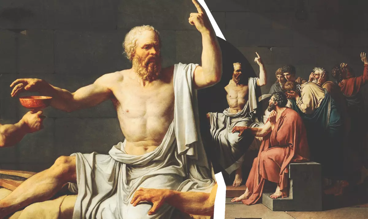 Socrates op de pagina's van een mannelijke tijdschrift