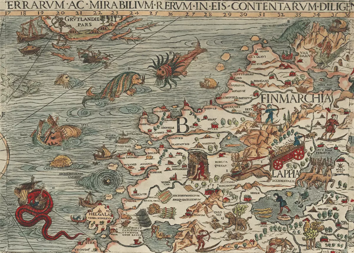 Onde os dragões viviam: os 12 mapas do mundo antigo incomuns 17299_2