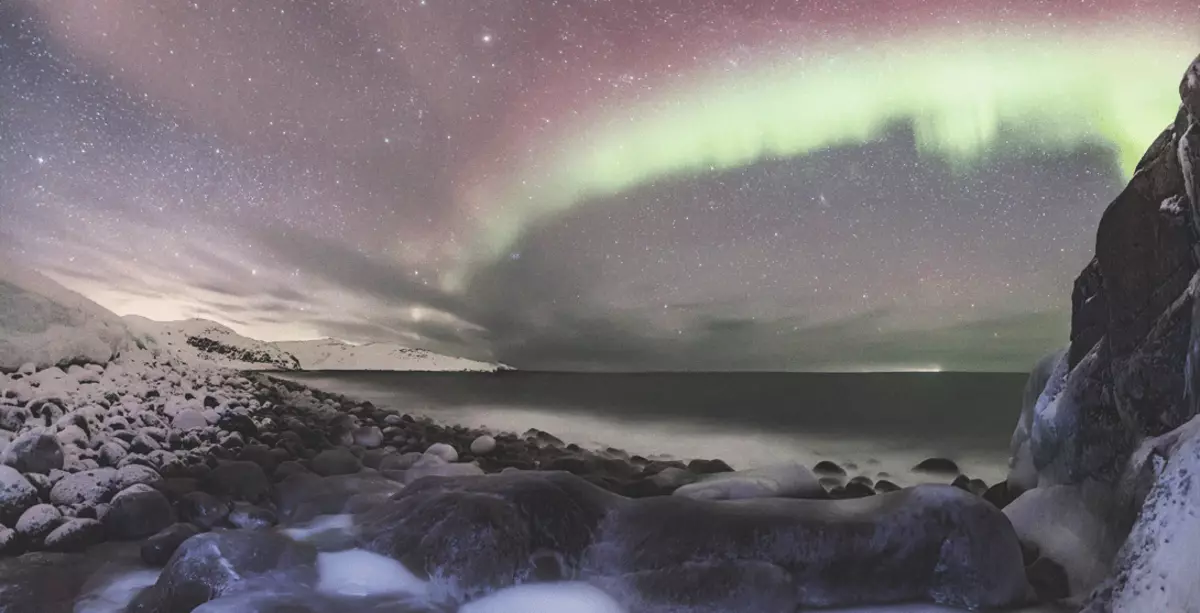 Región de Murmansk: noche polar