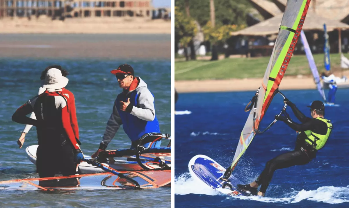 Dimana ngamimitian latihan Windsurfing: 5 déwan Hollandec Sakola Kapanggih 19845_9