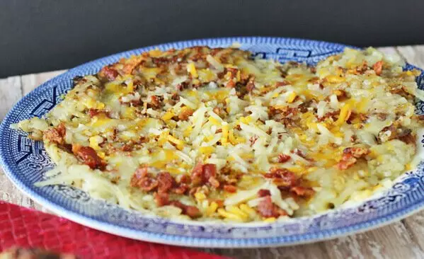 Diank with bacon and cheese