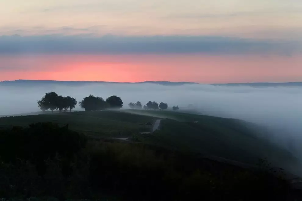 Раніца ў Эшендорфе, Германія.