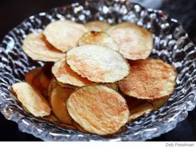 Chips în microunde.