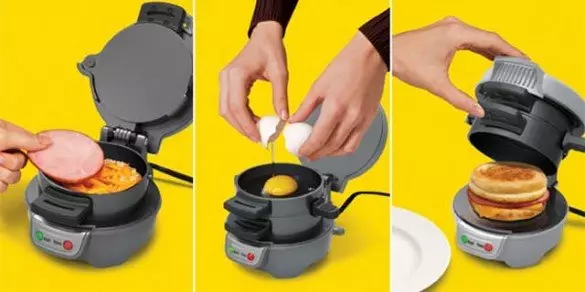 Desayuno Sandwich Maker - Un automóvil que te preparará el desayuno.